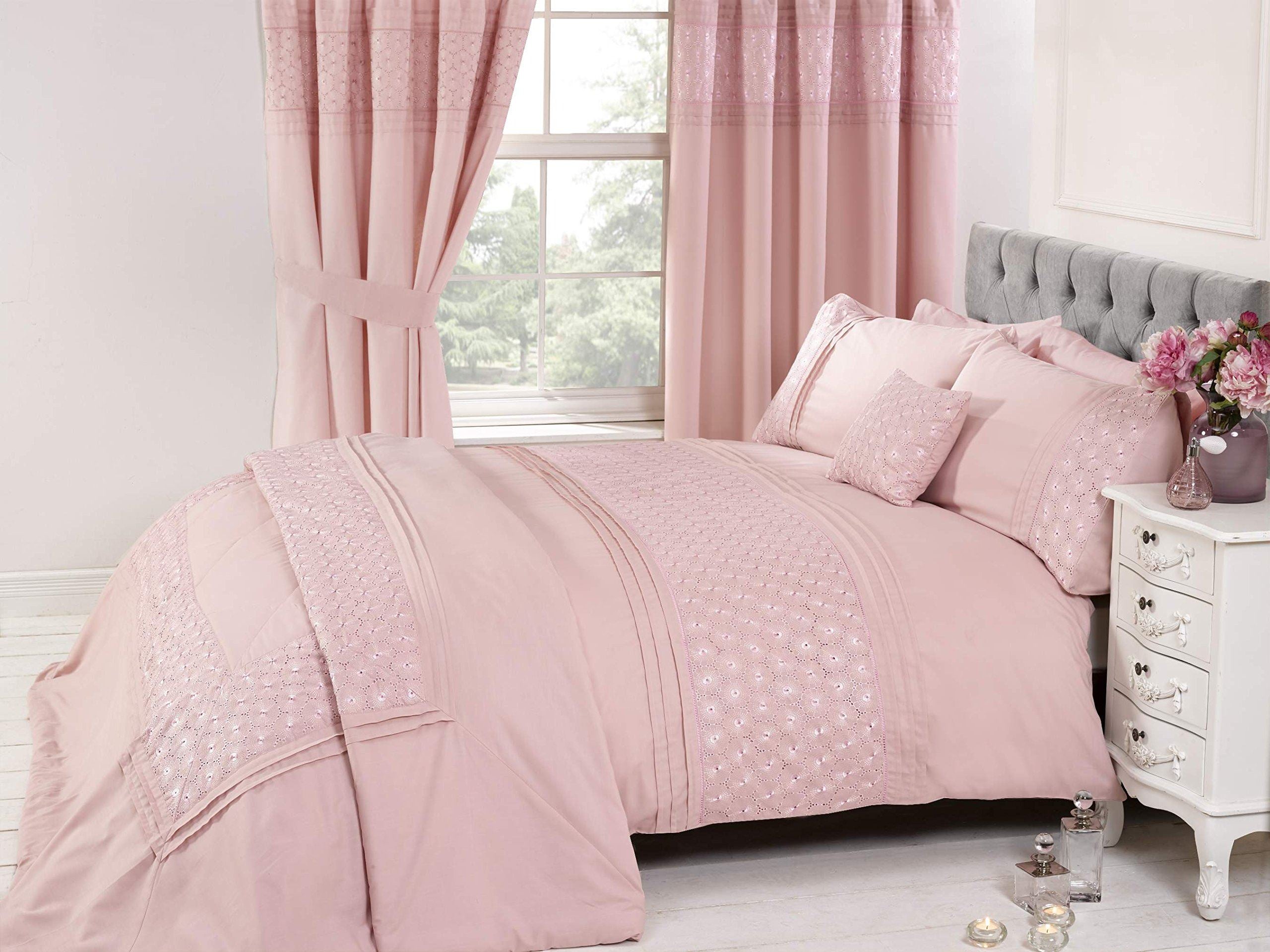Everdean Pink Boudoir Cover – Home Linen Store