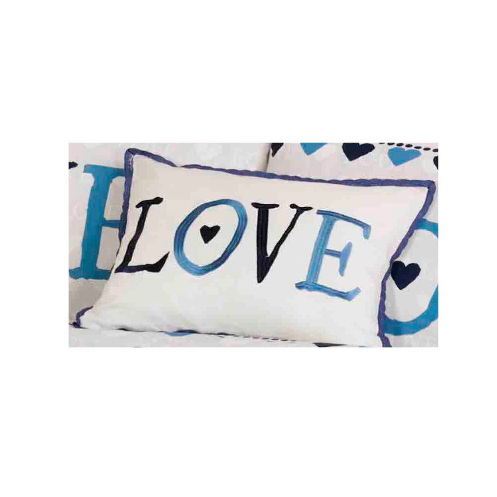 Love Blue Boudoir Cover – Home Linen Store