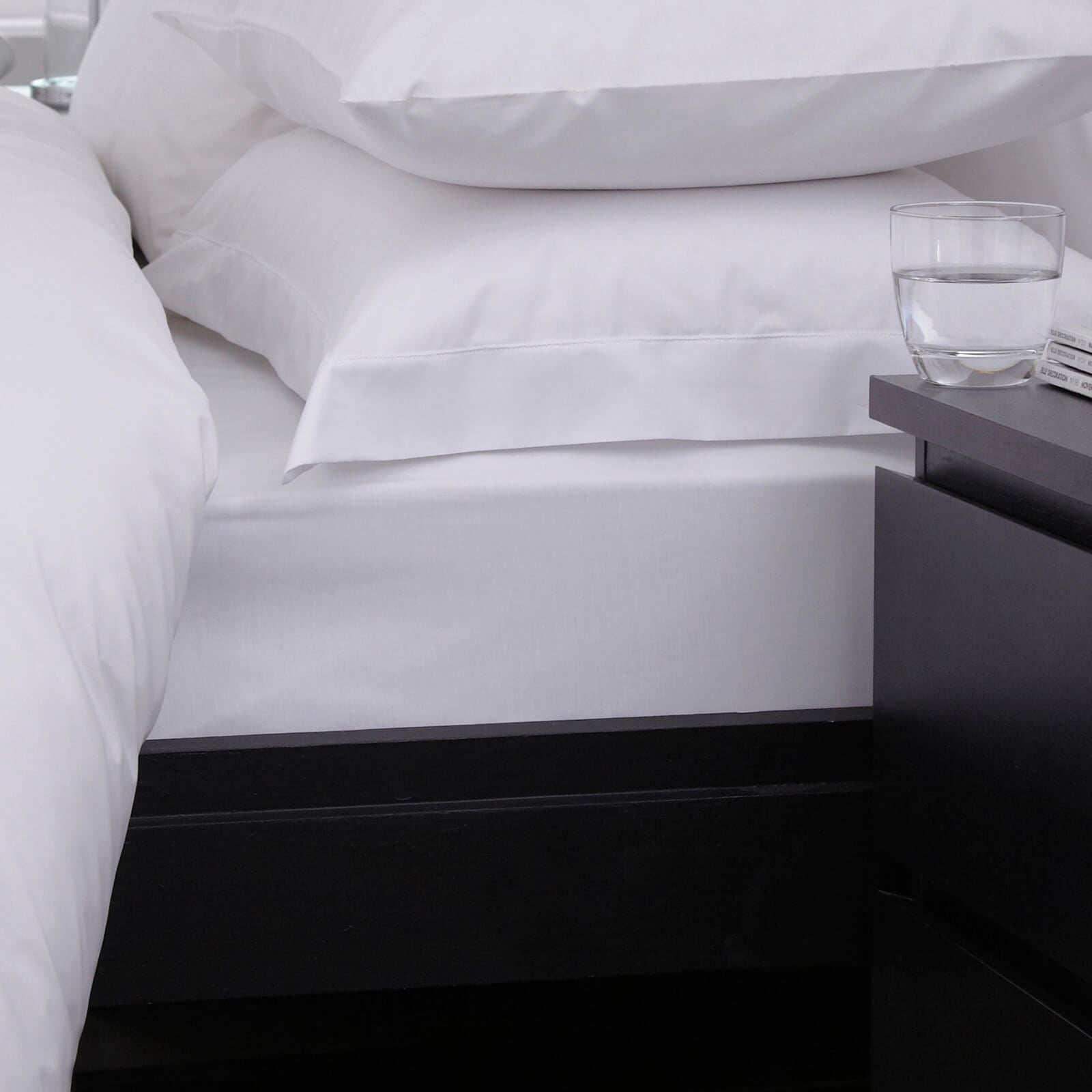 Sestina White Fitted Sheet – Home Linen Store