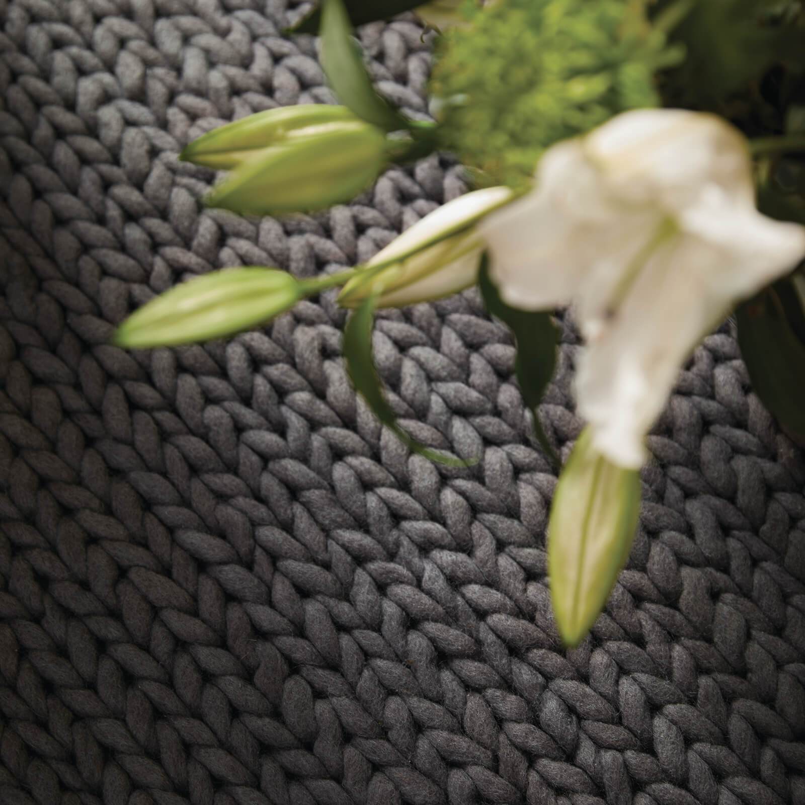 Fusion Grey and Silver Plain Rugs – Home Linen Store