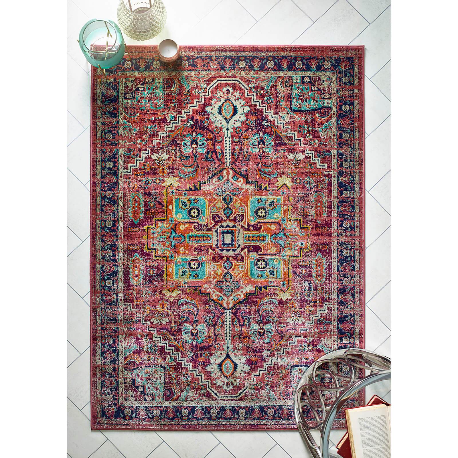 Granada Red Traditional Runner – Home Linen Store