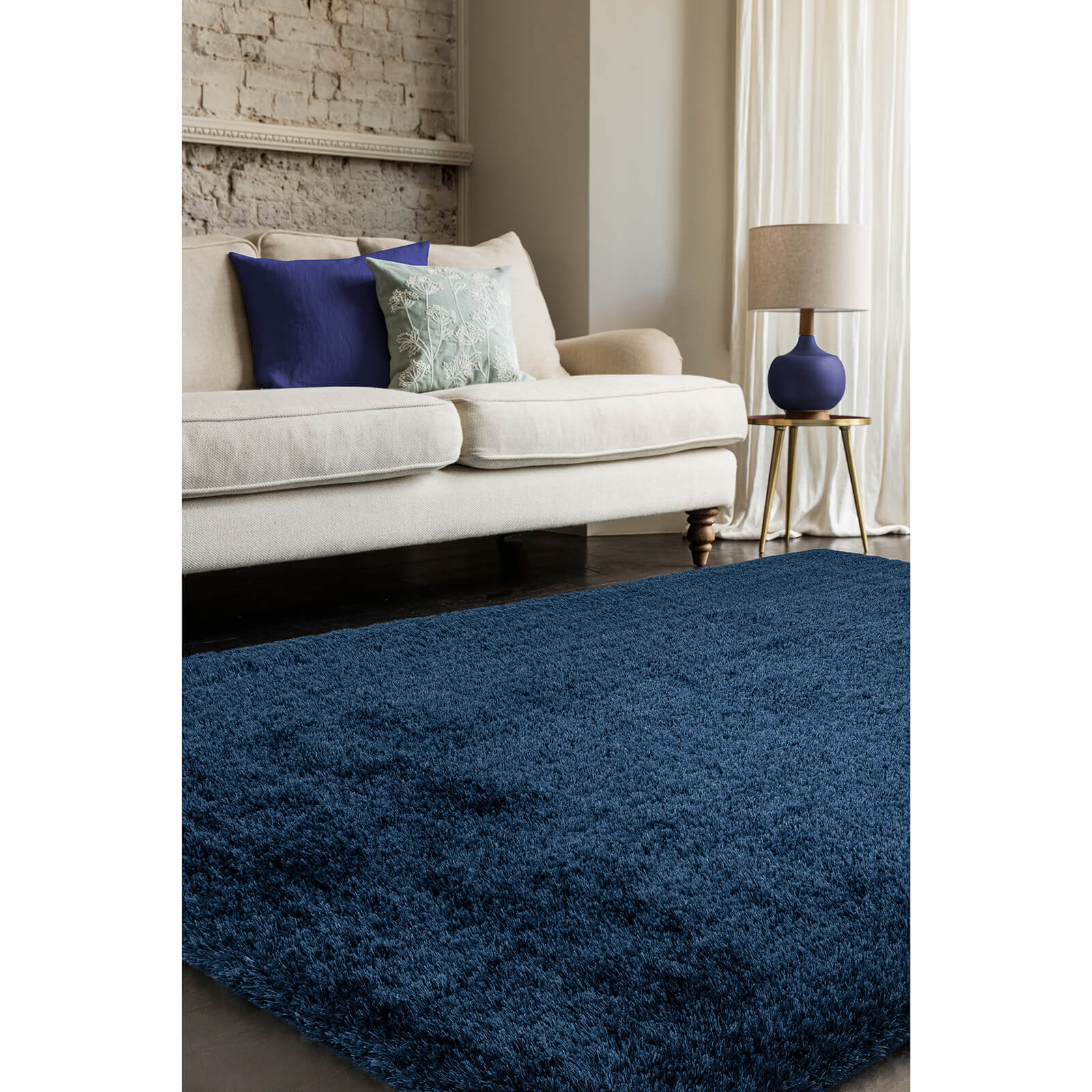 Payton Blue Shaggy Rugs – Home Linen Store