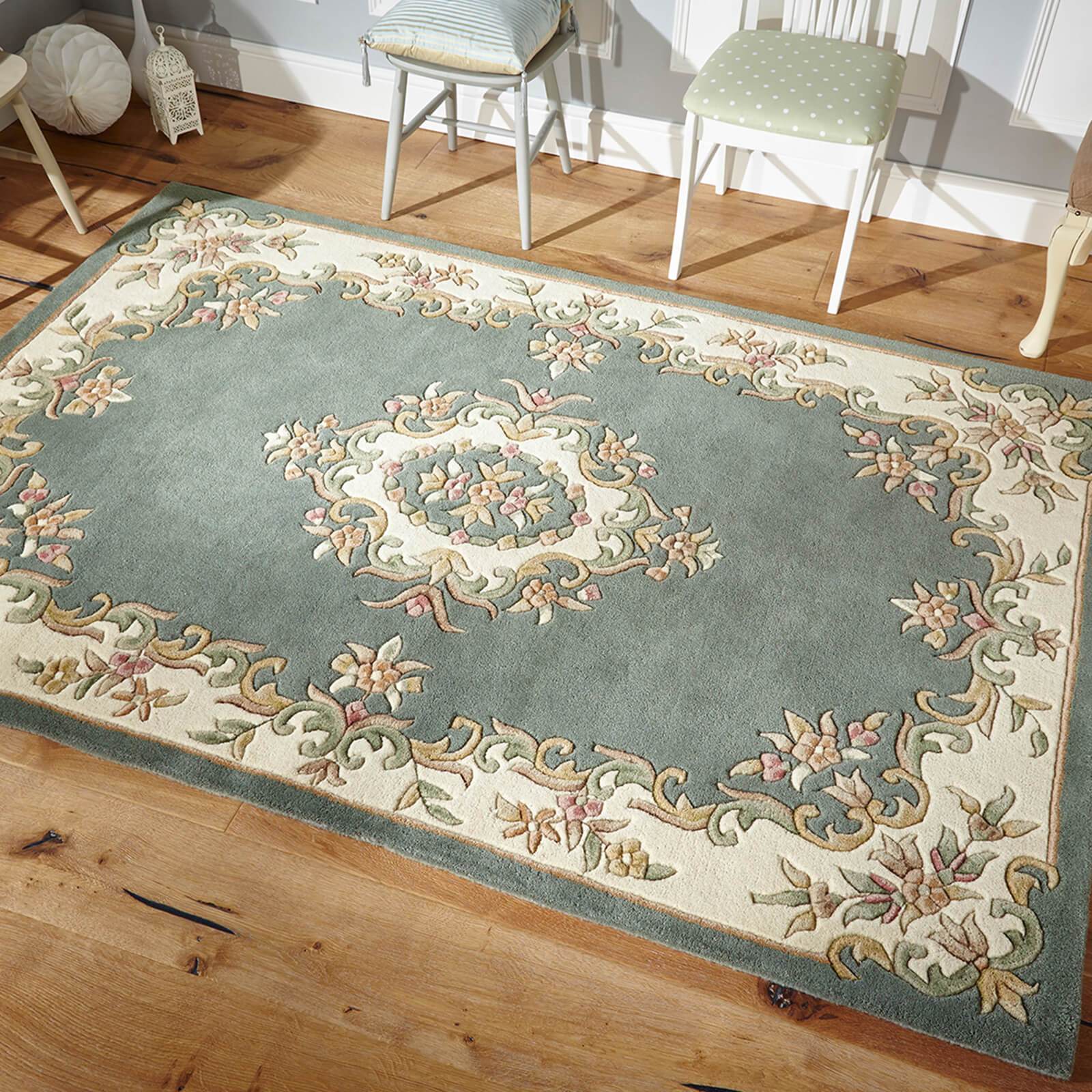 Royal Green Traditional Rugs – Home Linen Store